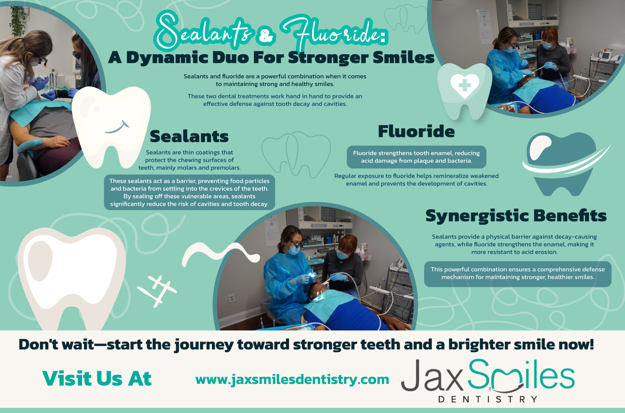 Sealants & Fluoride: A Dynamic Duo for Stronger Smiles-INFOGRAPHIC ...